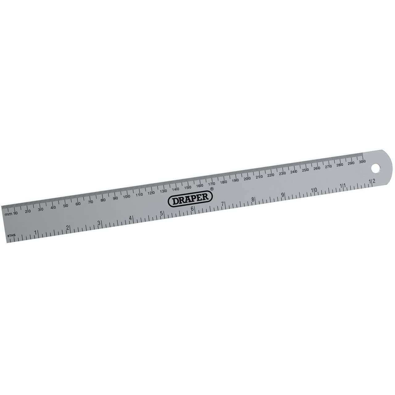 Draper 52191 Aluminium Rule, 300mm x 30mm, Blue - Office And School ...