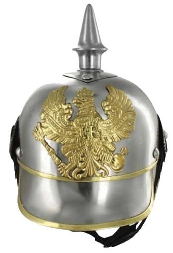 Amazon.com: Handmade metal picklehaube helmet Large size picklehaube ...
