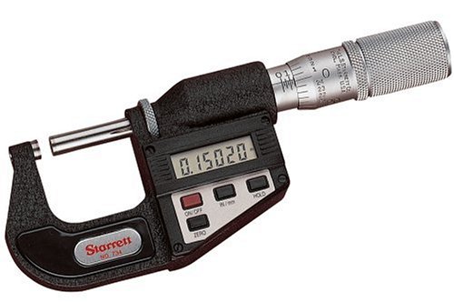 Starrett 734 x fl-1 0-inch de 2,5 cm Micromètre numérique électronique ...