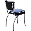 Amazon.com: BudgetBarStools Diamond Back Diner Chair - Black and White ...