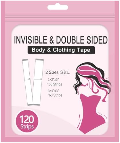 Amazon.com: 120 Strips (2 Sizes-Pack Combo) Double Sided Tape for ...