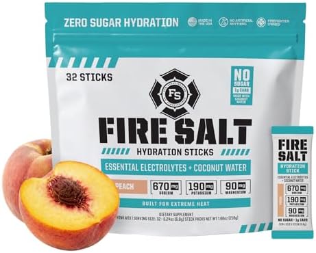 Amazon.com: Fire Science Fire Salt Hydration Sticks, Electrolytes ...