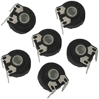 5PCS Potentiometers, Horizontal Potentiometer PT15 1K 2K 5K 10K 20K 50K ...