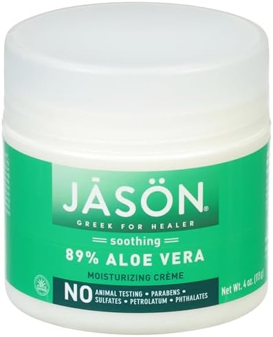 Amazon.com: Jason Soothing 89% Aloe Vera Moisturizing Creme 4 oz ...