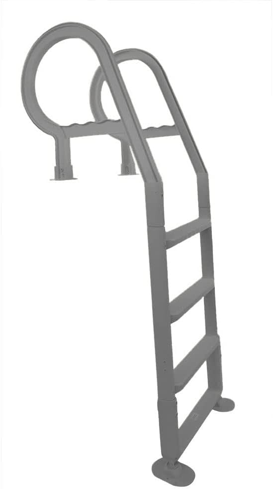 Amazon.com : Aqua Select Heavy-Duty in-Pool Ladder | Grey | Supports ...