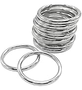 Amazon.com: Ewparts Metal Rings for Crafts 1 inch 3 0Pack Small Metal ...