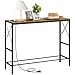 Amazon.com: Narrow Console Table with Power Outlet and USB Port, Small ...