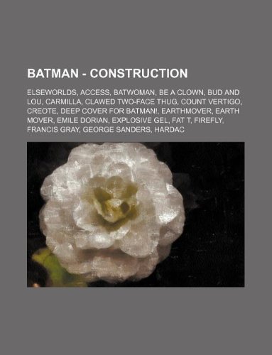 Amazon.co.jp: Batman - Construction: Elseworlds, Access, Batwoman, Be a ...