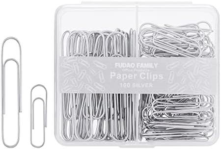 Small Paper Clips, 28mm Paper Clip, 300 pcs Paperclips (Small, Silver ...