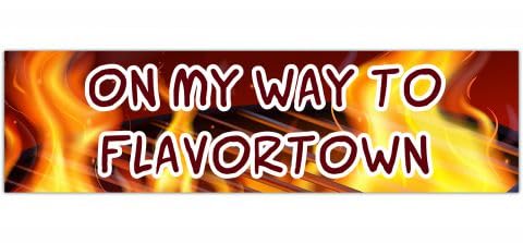 Amazon.com: Flavortown Fieri Funny Bumper Sticker Car Decal Waterproof ...