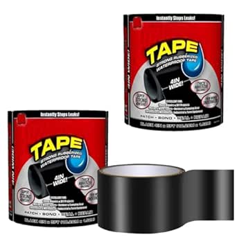 2 - Flex Flood Protection Tape Rubberized Waterproof Tape - Waterproof ...