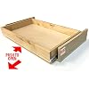 Toe Kick Drawer with Push-to-Open Slides, Assembled, 24" Width x 16 ...