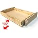 Toe Kick Drawer with Push-to-Open Slides, Assembled, 24" Width x 16 ...