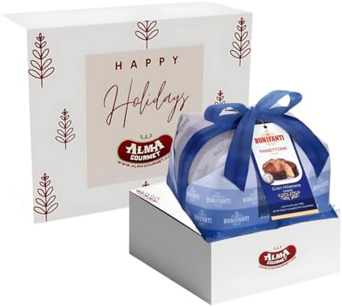 Amazon.com: Alma Gourmet Panettone Gift Box - Holiday Gift Box With ...
