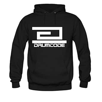 Amazon.com: Diy Drumcode Men's Long Sleeve Hoodie JINLI S Black ...