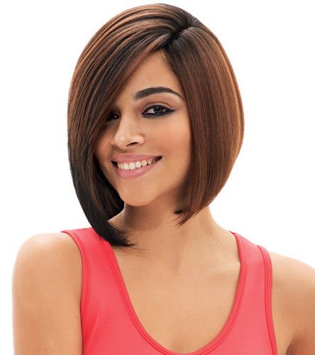 Amazon.com : Janet Collection U-Part Synthetic Wig WIKED (UCT1B/RED ...