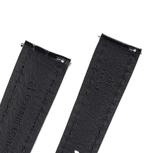 Titan 20MM BLACK Genuine Leather Strap for MEN : Amazon.in: Bags ...