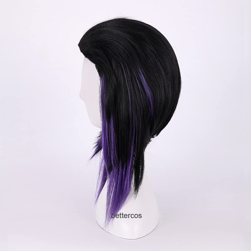 Mudson Wig for Kimetsu no Yaiba Kochou Shinobu Wig Heat Resistant ...