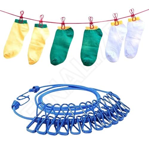Finalize Elastic Clothesline Laundry Line Camping Clothes Lines ...