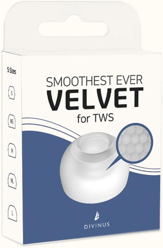 Amazon.com: Divinus Velvet Wide Bore Silicone Eartips for 4-6mm Nozzle ...