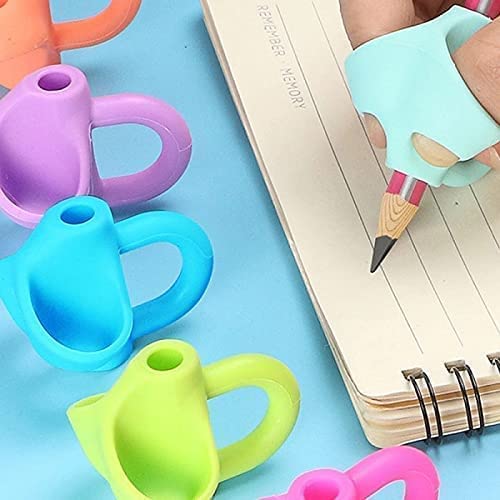 Mahadaha® Silicone Pencil Aid Grip Trainer, Ergonomic Three Fingers ...