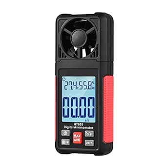 Handheld Anemometer, Digital Wind Gauges Wind Speed Meter Measures Wind ...