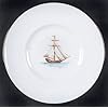 Amazon.com | Lenox Colonial Tradewind Accent Salad/Dessert Plate, Fine ...