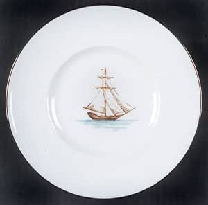 Amazon.com | Lenox Colonial Tradewind Accent Salad/Dessert Plate, Fine ...
