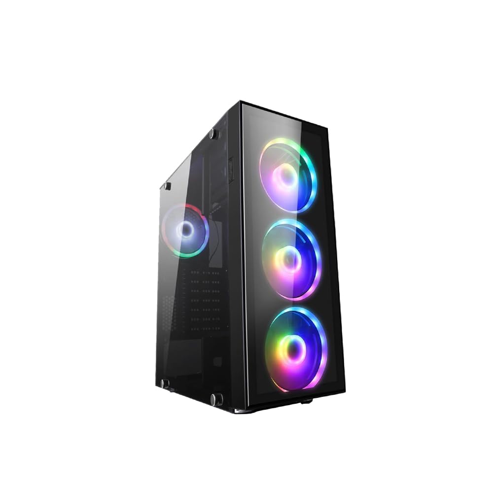 Deskooze Carnivore Gaming Pc Case Tempered Glass | Desertcart INDIA