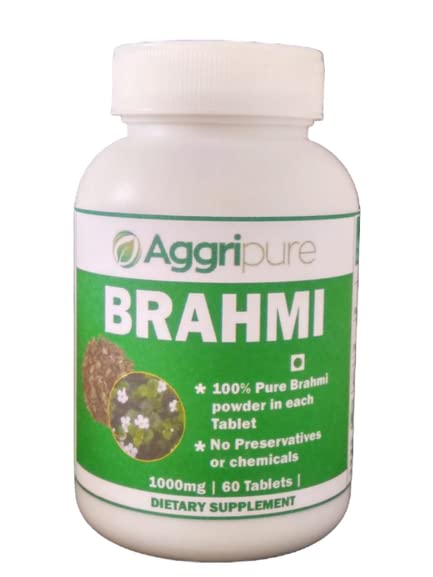Brahmi Root Powder 1000 Mg Tablets Made With Pure Bacopa | Desertcart INDIA