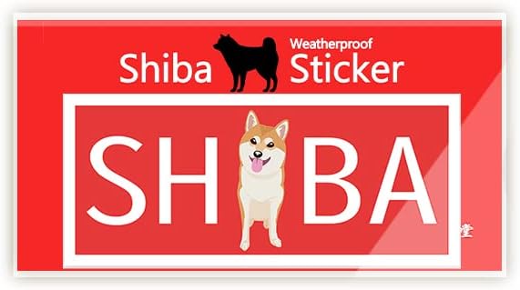 Amazon.com: Shiba Bumper Sticker Cute Shiba Inu Car Decal Waterproof ...