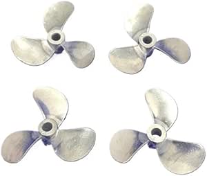 Amazon.com: RC Model Ship Propeller Set, Zinc Alloy 3-Blade, 28mm-48mm ...