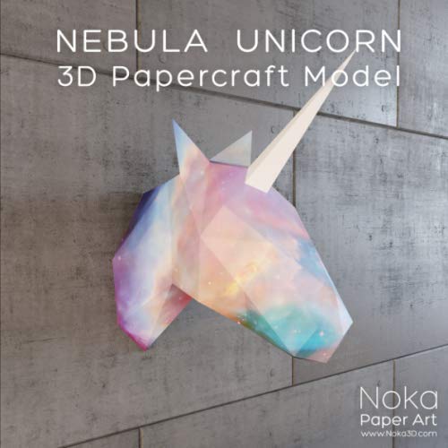 NEBULA UNICORN: 3D Papercraft Model: Noka Paper Art: 9798623325877 ...