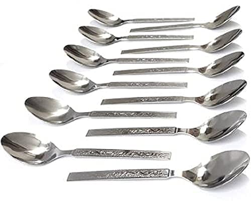Deekam Table Spoon with Beautifully Designed Handle | Table Spoon Set ...