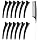 Jt Justime 12Pcs Hair Sectioning Clips + 1Pcs Professional Anti-Static ...