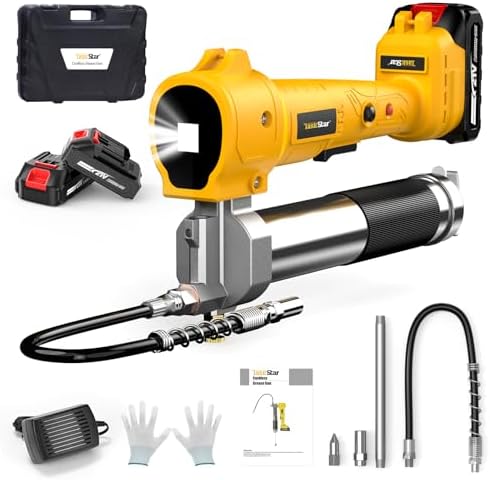 Amazon.com: MAXXT Grease Gun Kit Cordless, Grease Gun Battery Powered ...