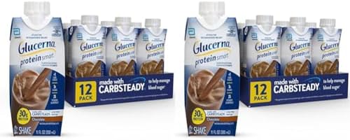 Amazon.com: Glucerna Protein Smart Nutritional Shake, Diabetic Protein ...
