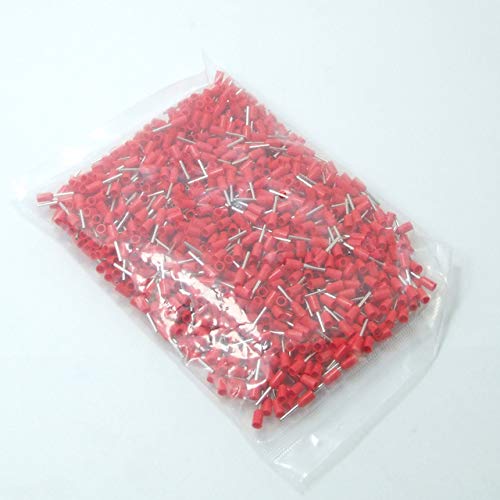 Davitu 1000PCS E0506 AWG#22 Ferrule Copper Terminal Cord End VE0506 ...
