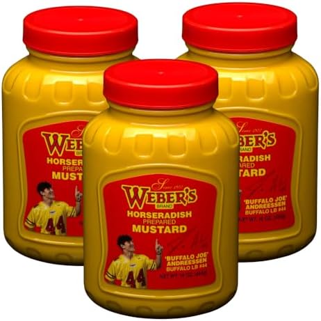 Amazon.com : Weber’s Original Horseradish Mustard, 16 oz (Pack of 3 ...