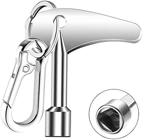 Triangular Key, Bin Key with a Keychain, Gas Cupboard Key/Triangle Key ...