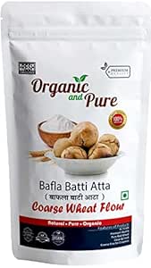 Organic and Pure Bafla Baati Atta Dal Bati Thick Wheat Flour Coarse ...