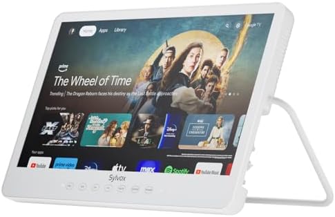 Amazon.com: SYLVOX Kitchen TV, Small Smart TV for Kitchen, 15.6 inch ...