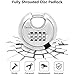DAYGOS Heavy Duty Combination Padlock - Outdoor Stainless Steel Disc ...