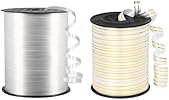 Amazon.com: OMISELIO White Curling Ribbon, 500 Yard White Ribbon ...