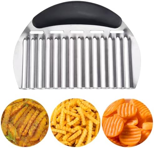 Amazon.com: OSLAMP Crinkle Cutter for Veggies, Potato Cutter Waves ...