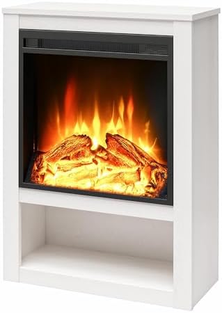 Amazon.com: Ameriwood Home Fillmore Fireplace Mantel, Ivory Oak : Home ...