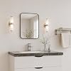 Amazon.com: Saliwa Bathroom Mirror for Wall，Aluminum Framed Wall Mirror ...