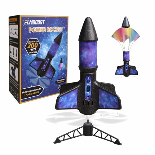 FUNBOOST Rocket Launcher for Kids, Air Rocket Toy Launch up to 200 ft ...