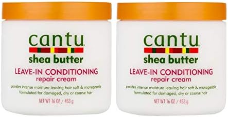 Amazon.com: Cantu Shea Butter Leave-In Conditioning Repair Cream, 16 ...