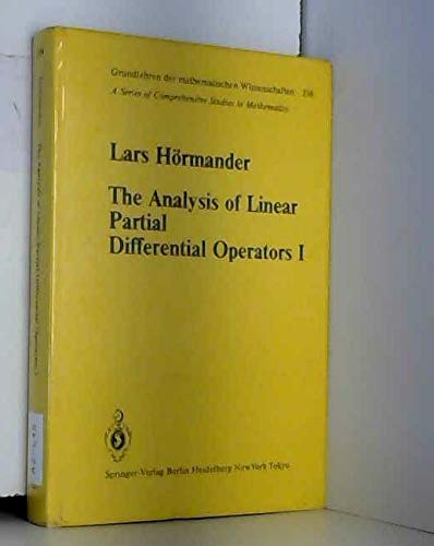 Amazon.com: Analysis of Linear Partial Differential Operators I ...